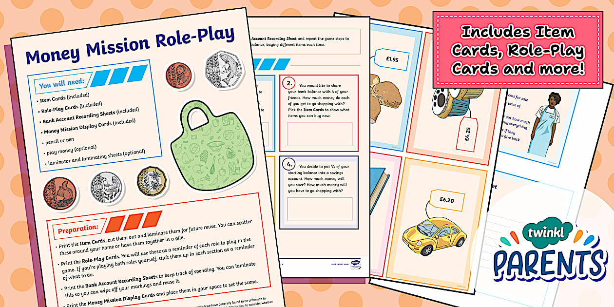 👉 SEND Maths Support: Money Mission Role Play (Year 6)