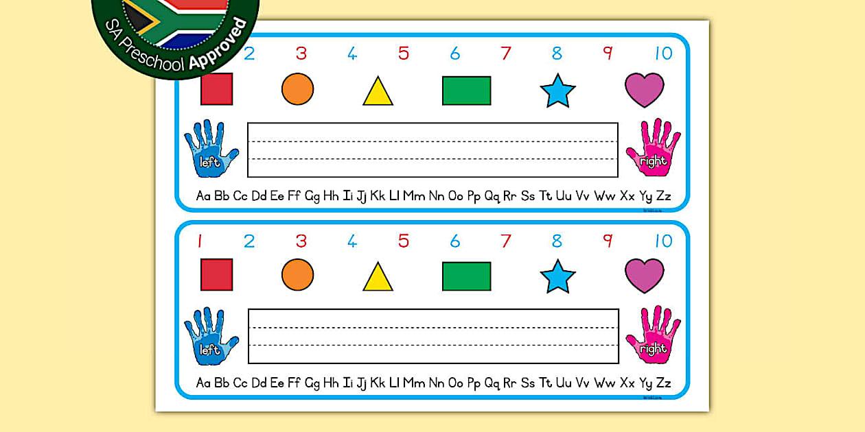 Preschool: Desk Label (teacher made) - Twinkl