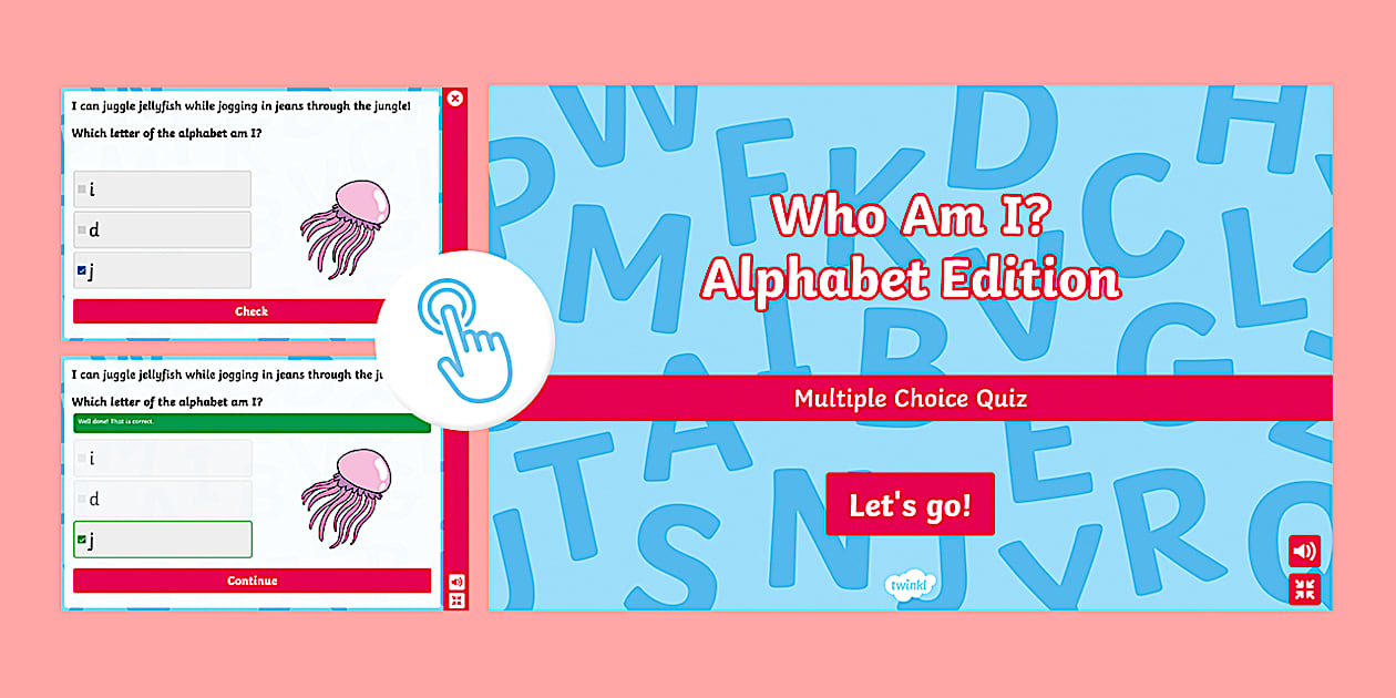 Who Am I Alphabet Quiz | Alphabet Games Online - Twinkl