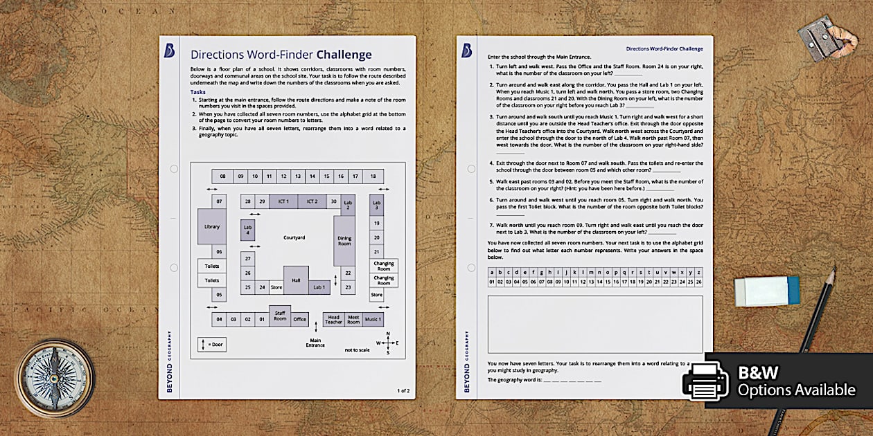 Directions Word-Finder Challenge