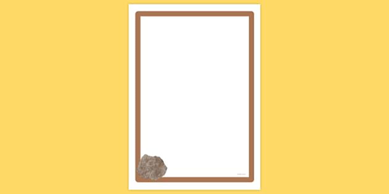 Igneous Rocks Page Border (teacher made) - Twinkl