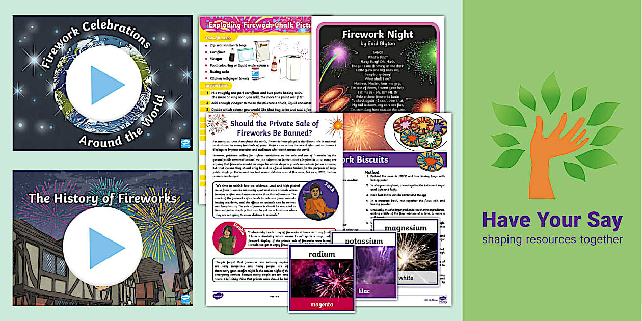 A pack to teach you about fireworks (teacher made) - Twinkl