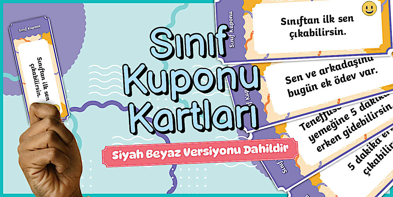 Sınıf Kuponu Kartları
