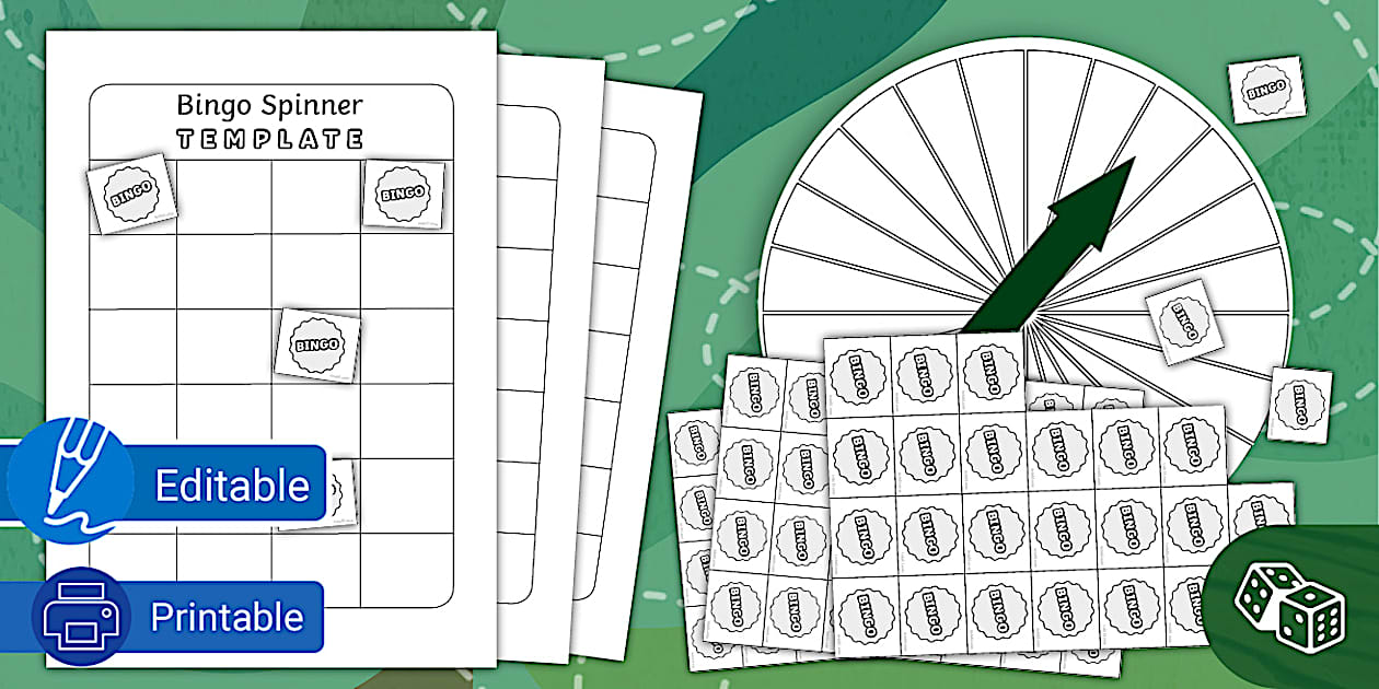 Design Your Own Bingo Spinner Board Game for Family Fun