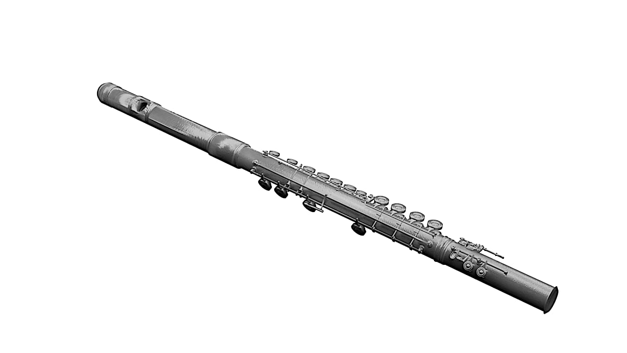 3D Model: Music - Flute (l'enseignant a fait) - Twinkl