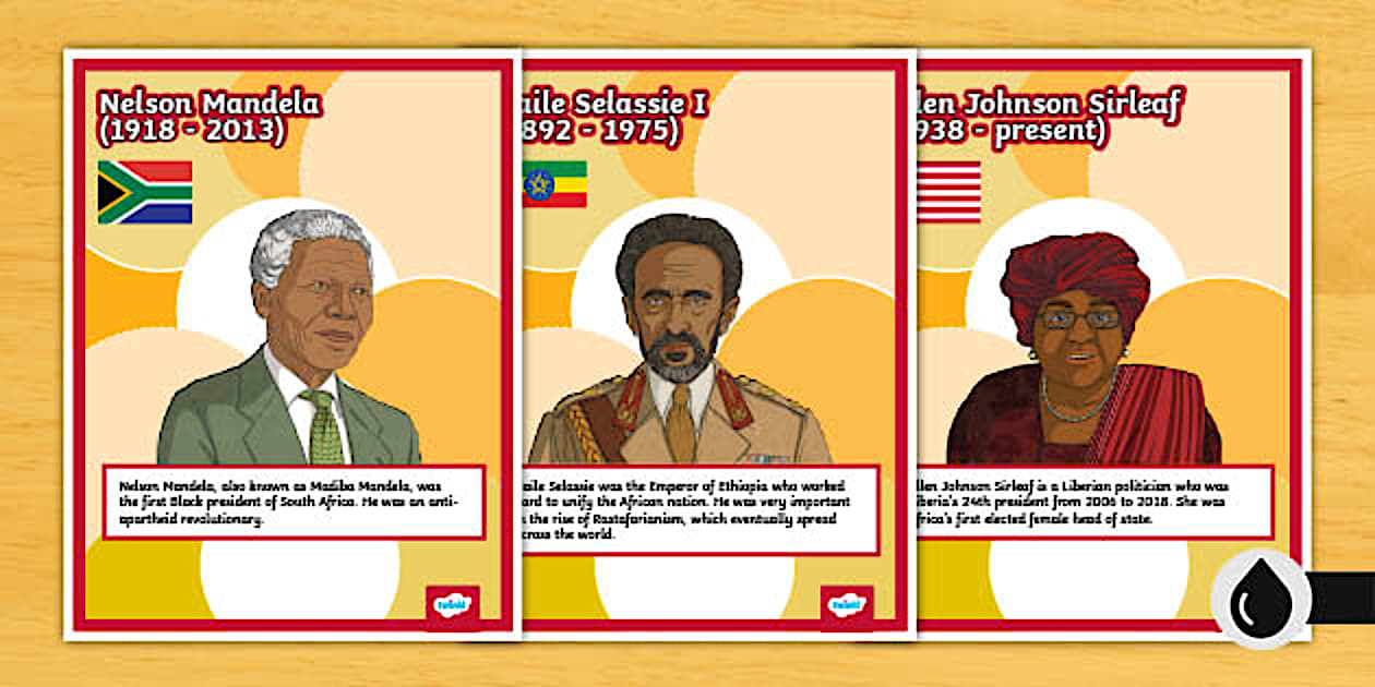 African Icons Display Posters