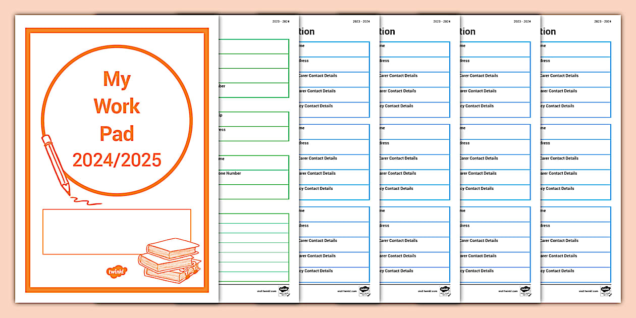 Teacher Work Pad (teacher made) - Twinkl