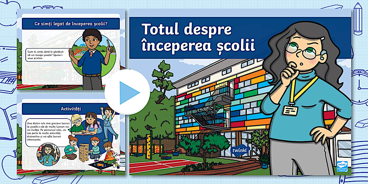 Totul despre începerea școlii – Prezentare PowerPoint