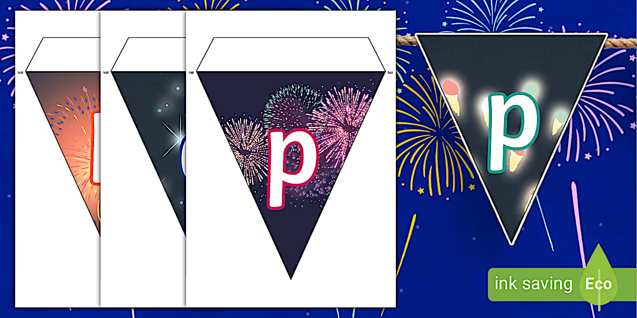 Happy New Year Bunting (teacher made) - Twinkl