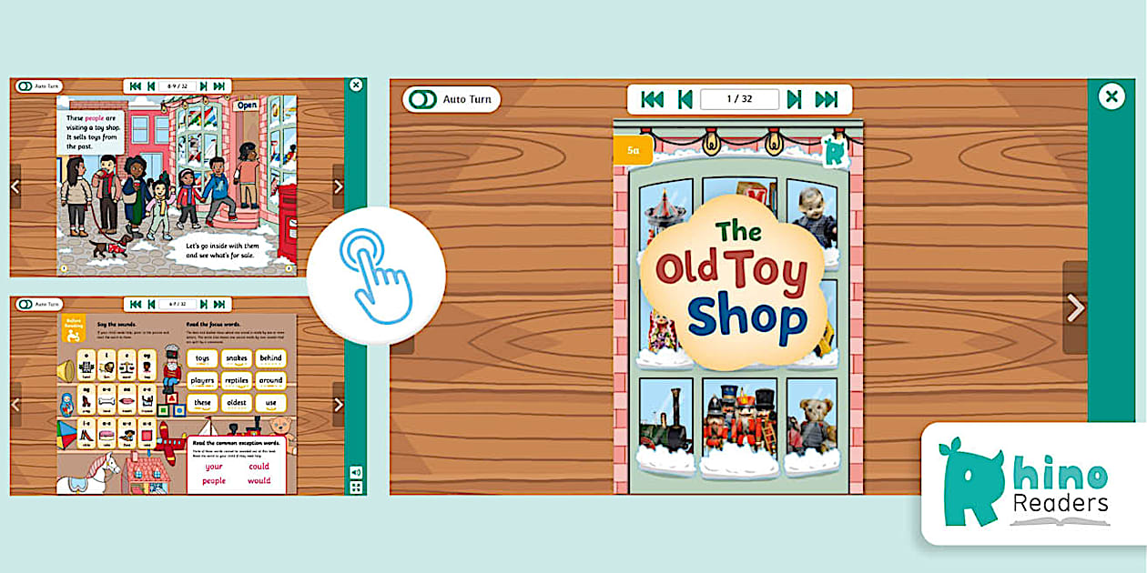 Level 5a Book | The Old Toy Shop | Rhino Readers - Twinkl