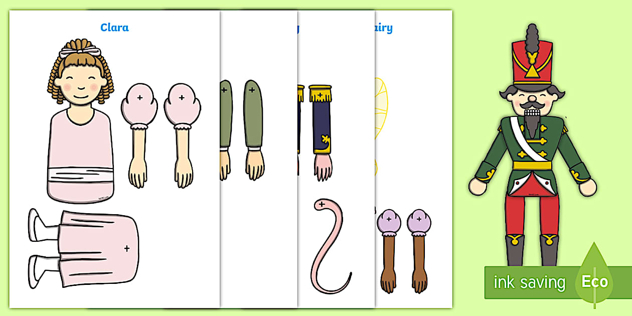 The Nutcracker Split Pin Activity (teacher made) - Twinkl