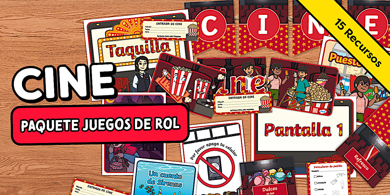 Paquete de juegos de rol - Cine