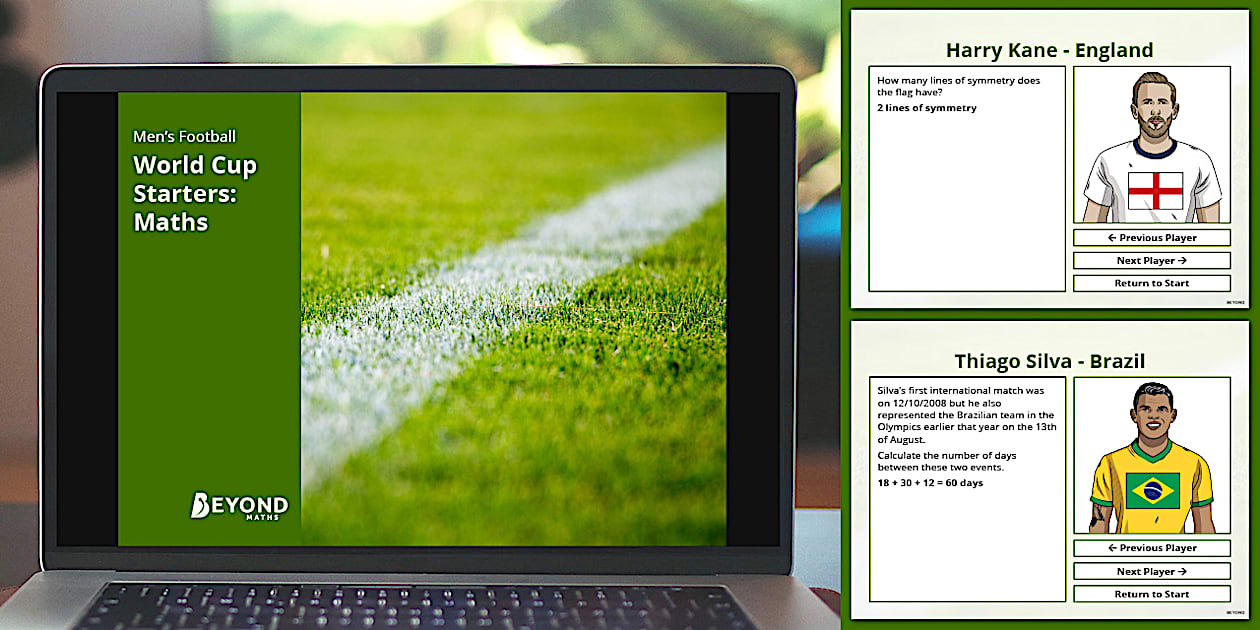 👉 Men's World Cup Football 2022: Daily Maths Starters | Beyond