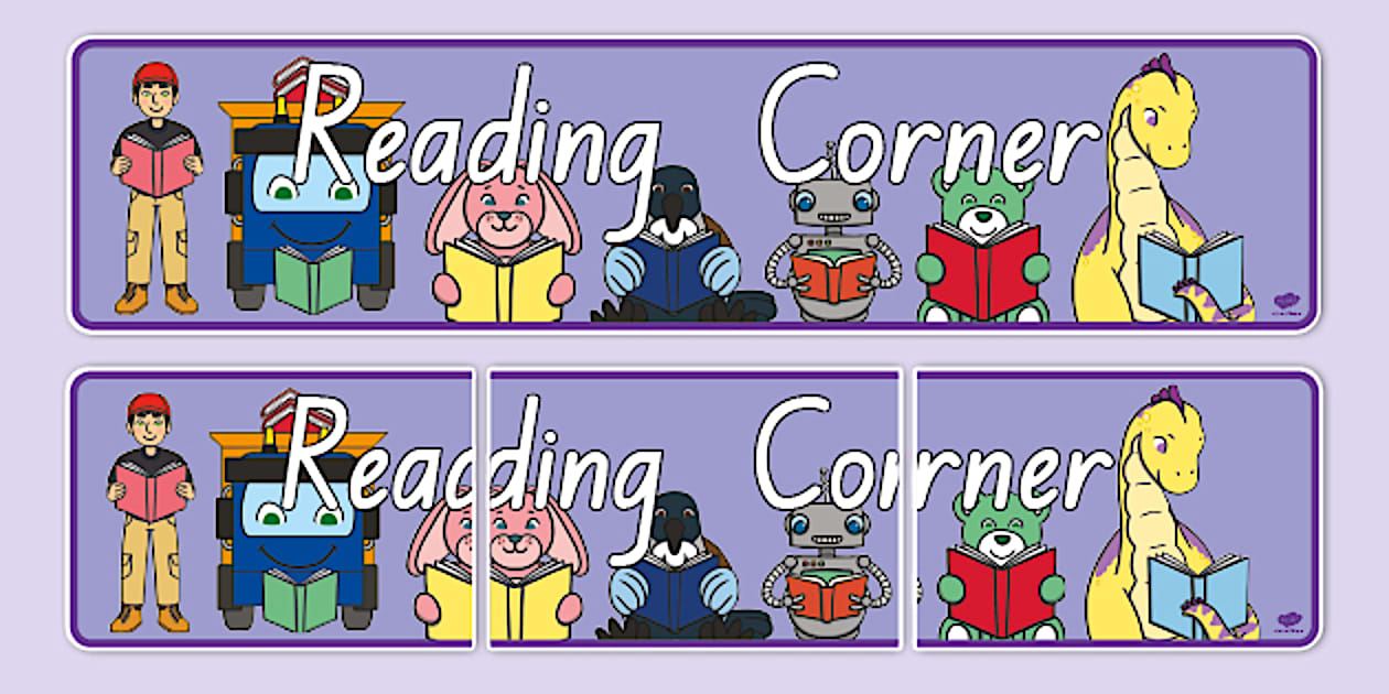 NZ Phonics: Level 1: Phonics Reading Corner Banner - Twinkl