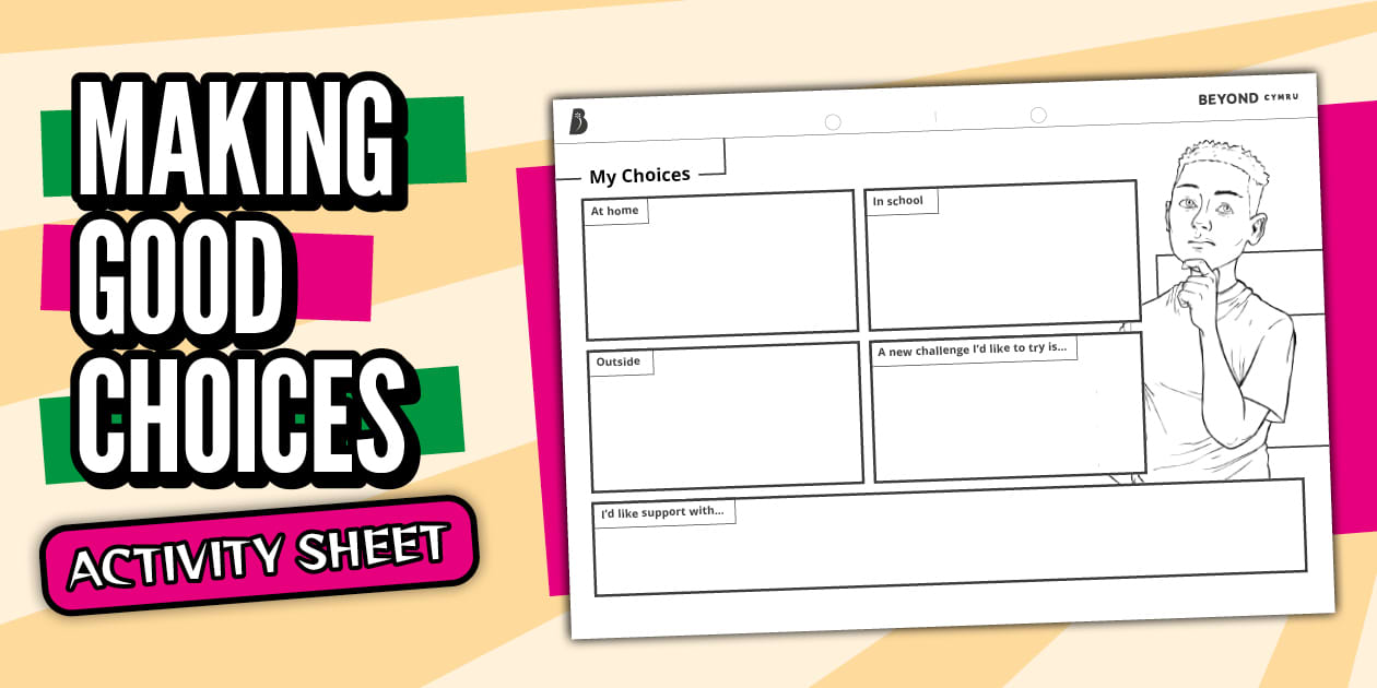 Making Good Choices for Myself Activity Sheet