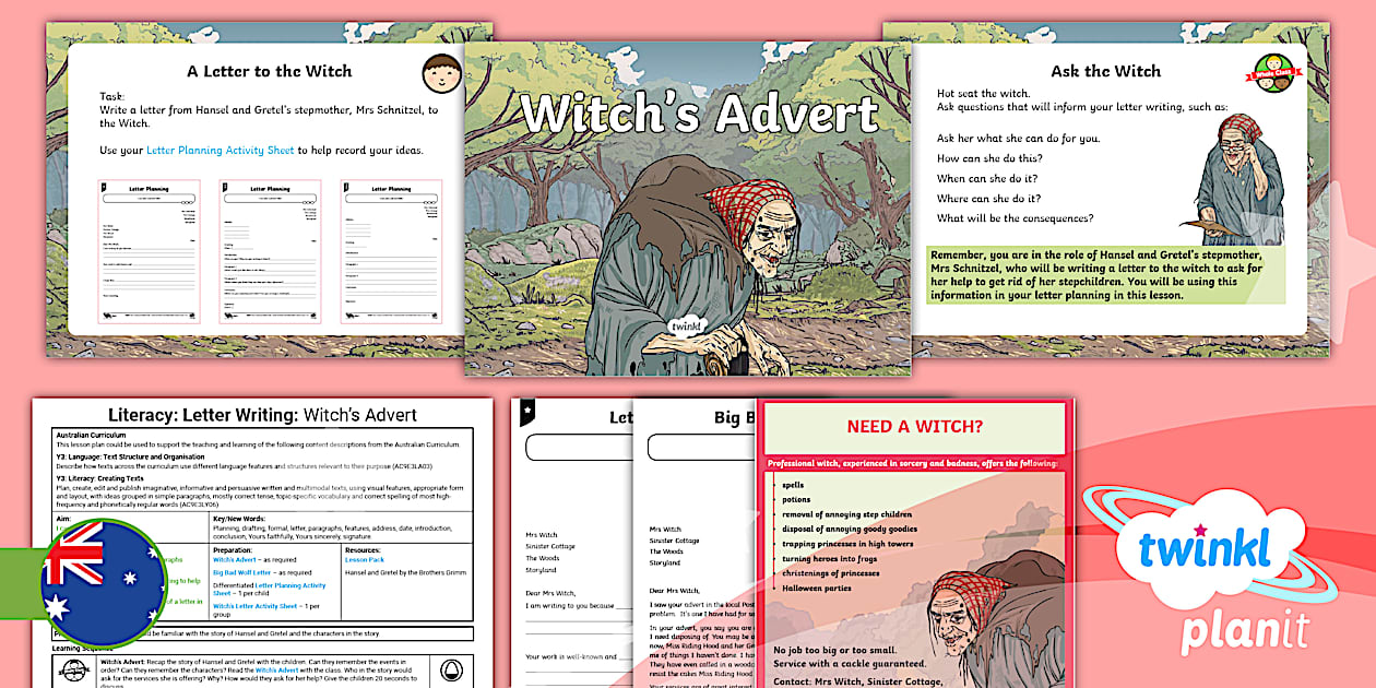 Year 3 Hansel and Gretel Letter Writing (1) Lesson - Twinkl