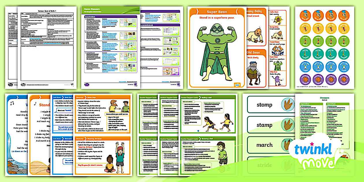 FREE! - 👉 EYFS Move Taster Resource Pack (teacher made)