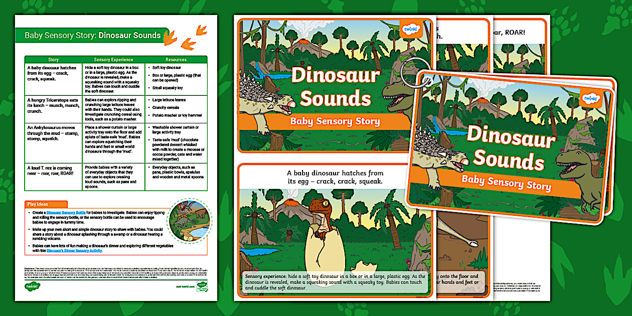 Baby Sensory Story: Dinosaurs | Twinkl (Teacher-Made)