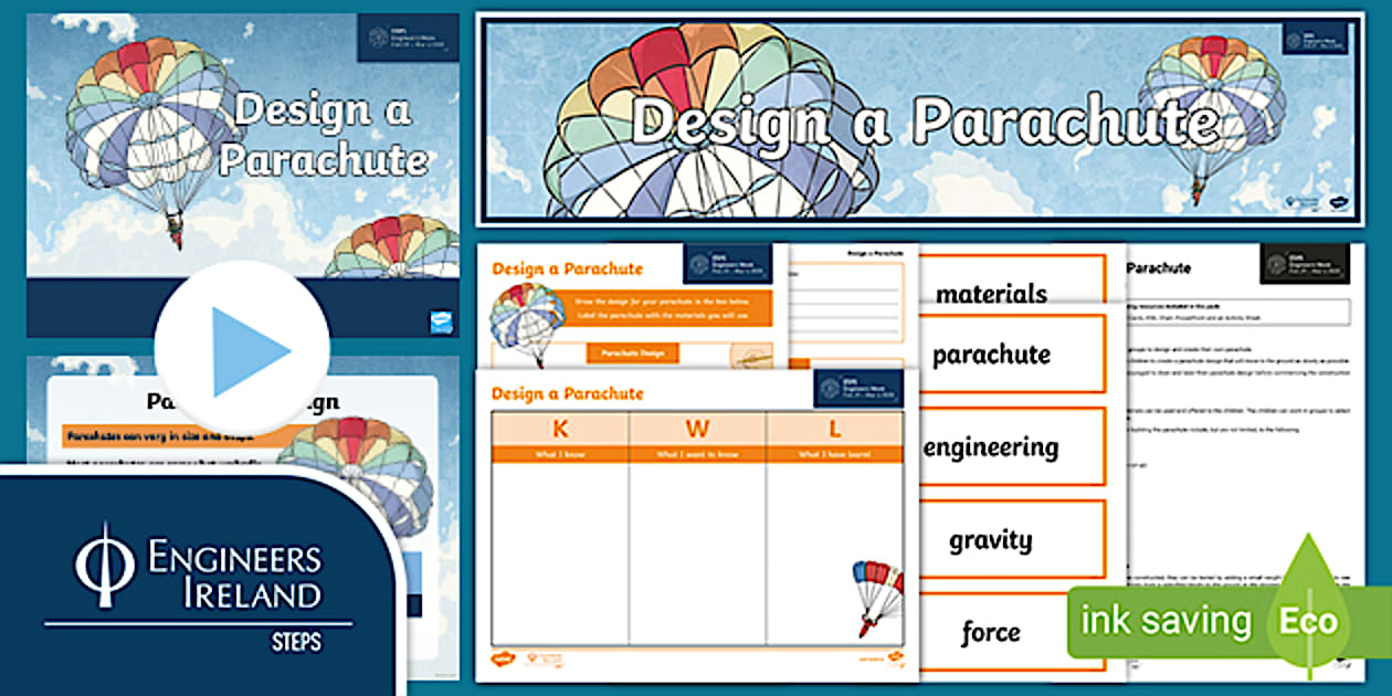Design a Parachute Resource Pack | Engineers Week