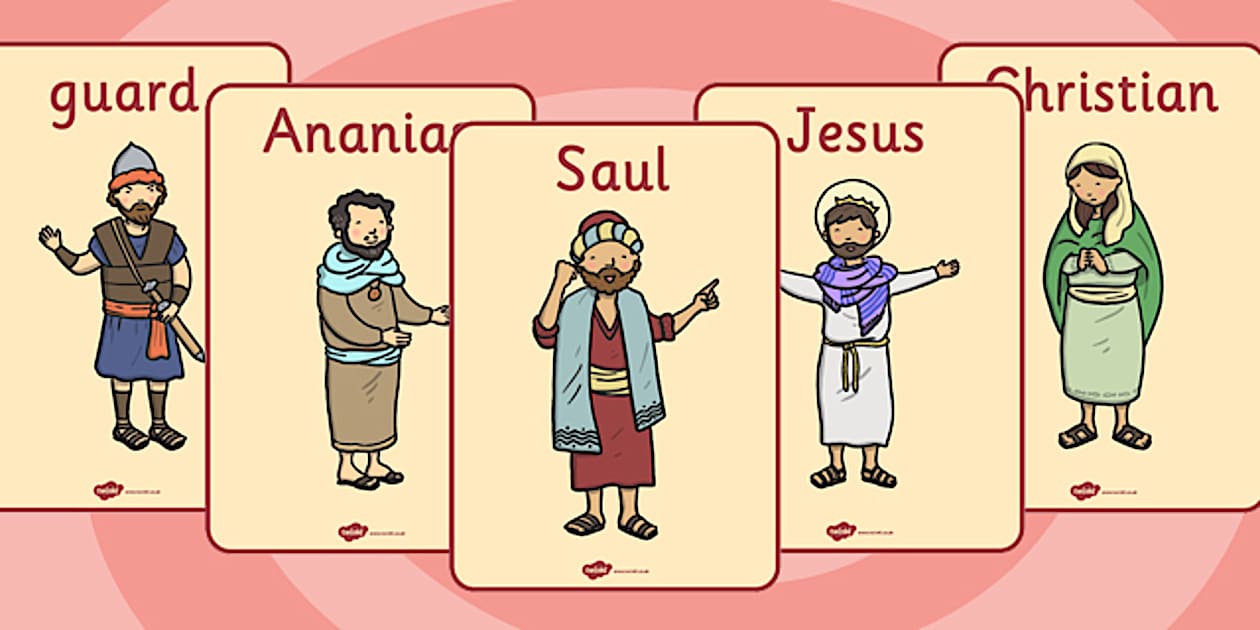 The Conversion of Saul Display Posters (teacher made)