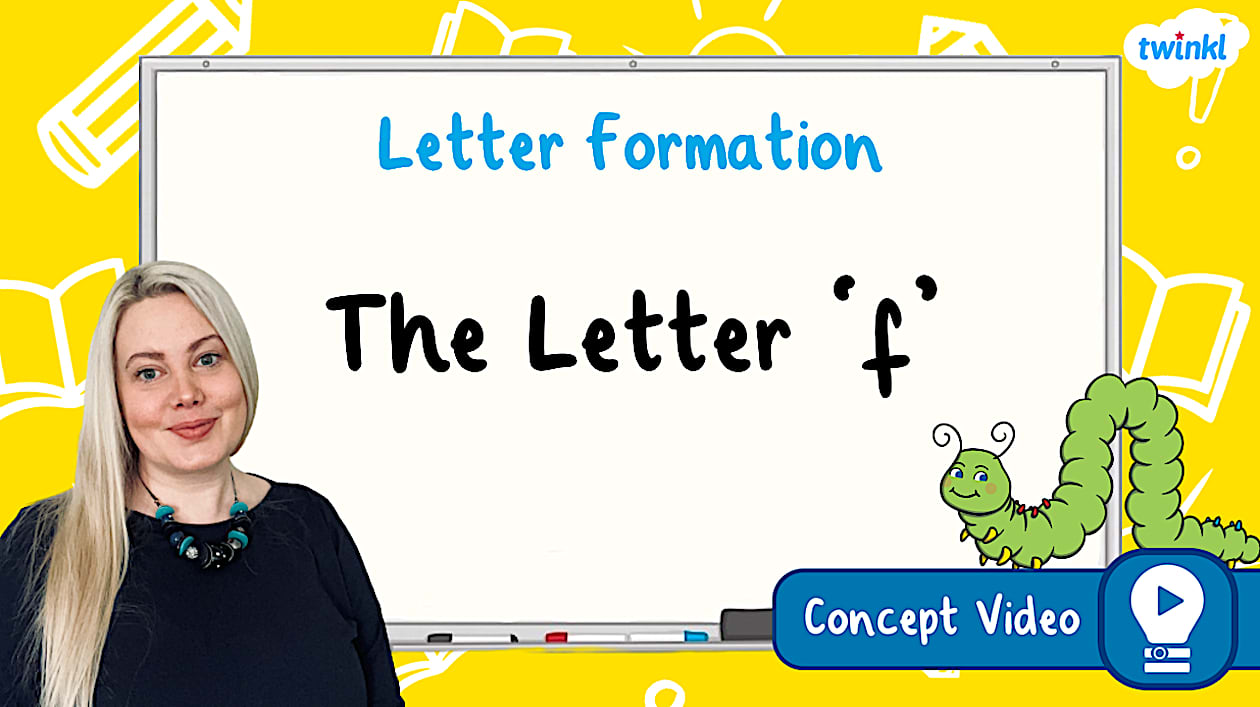The Letter 'f' | KS1 Letter Formation Handwriting Concept Video