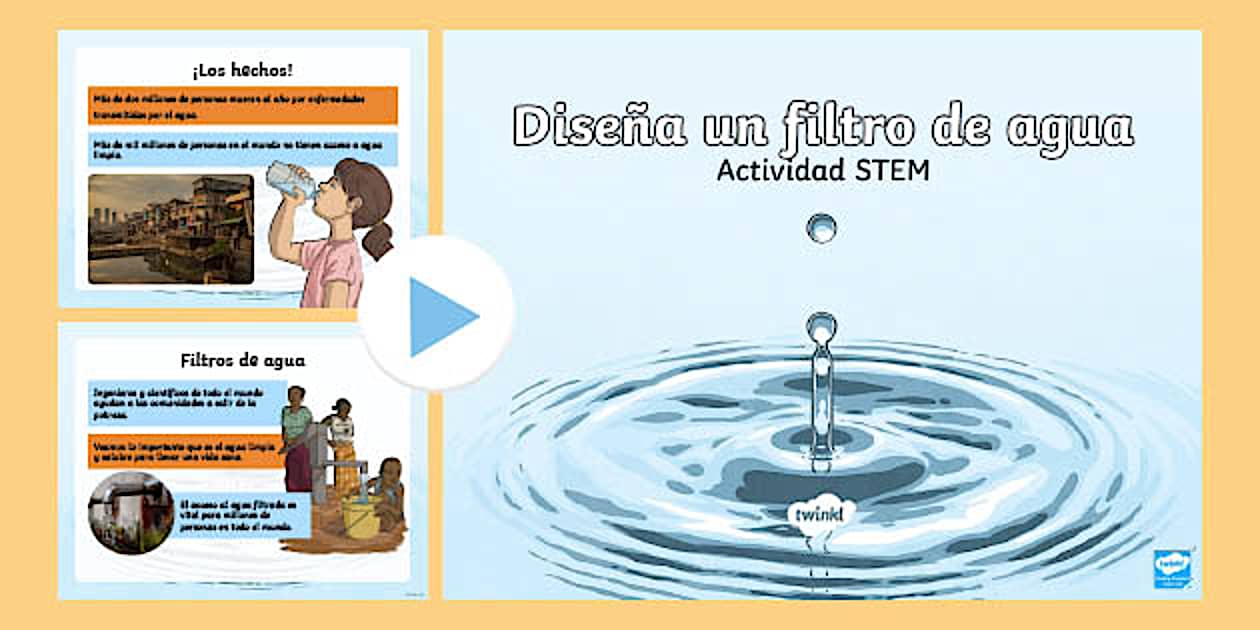 Guía STEM ¿Cómo crear un filtro de agua? - Twinkl Colombia