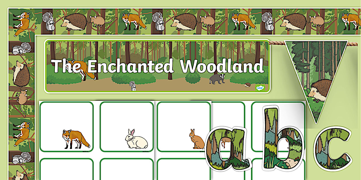 The Enchanted Woodland Display Pack (teacher made) - Twinkl