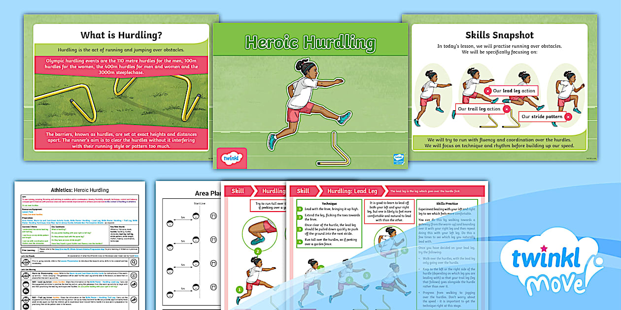 Hurdles Year 3 - PE Lesson - Twinkl Move PE Planning