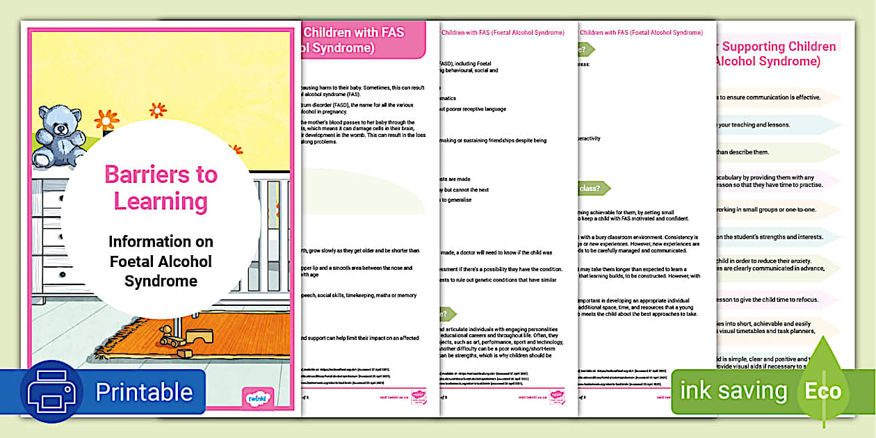 Foetal Alcohol Syndrome Information Booklet - South Africa