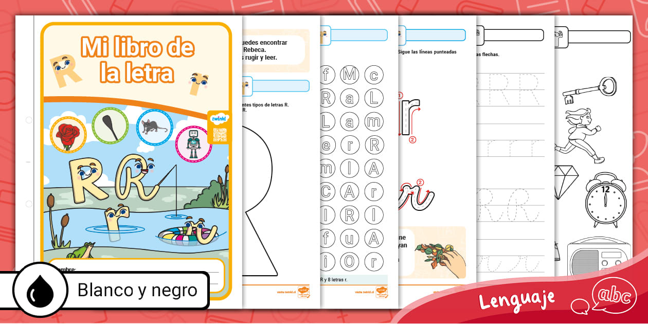 Cuadernillo | Mi libro | letra R