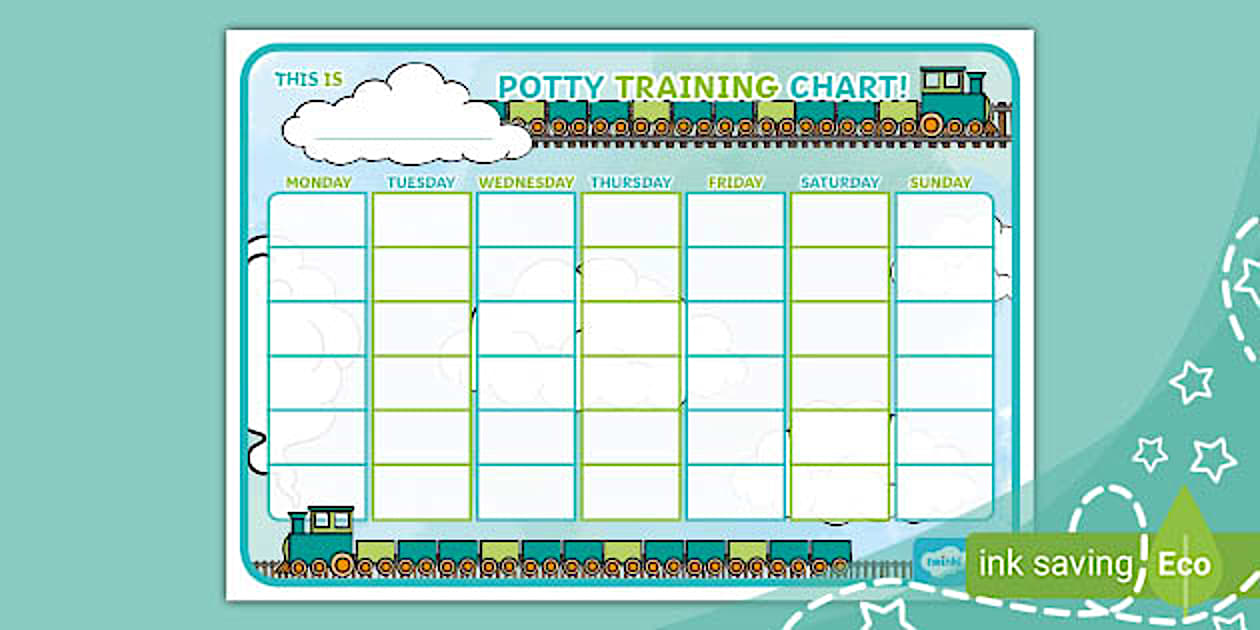 Train-Themed Potty Training Chart