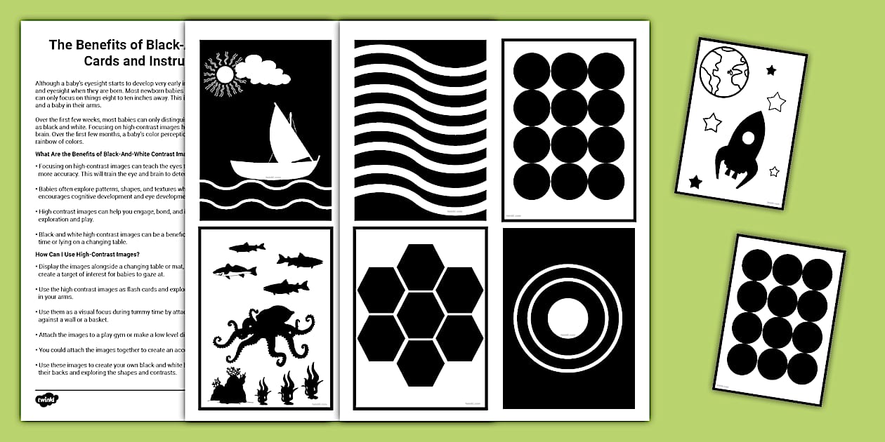 The Benefits of Black-And-White Contrast Cards and Instructions for Use