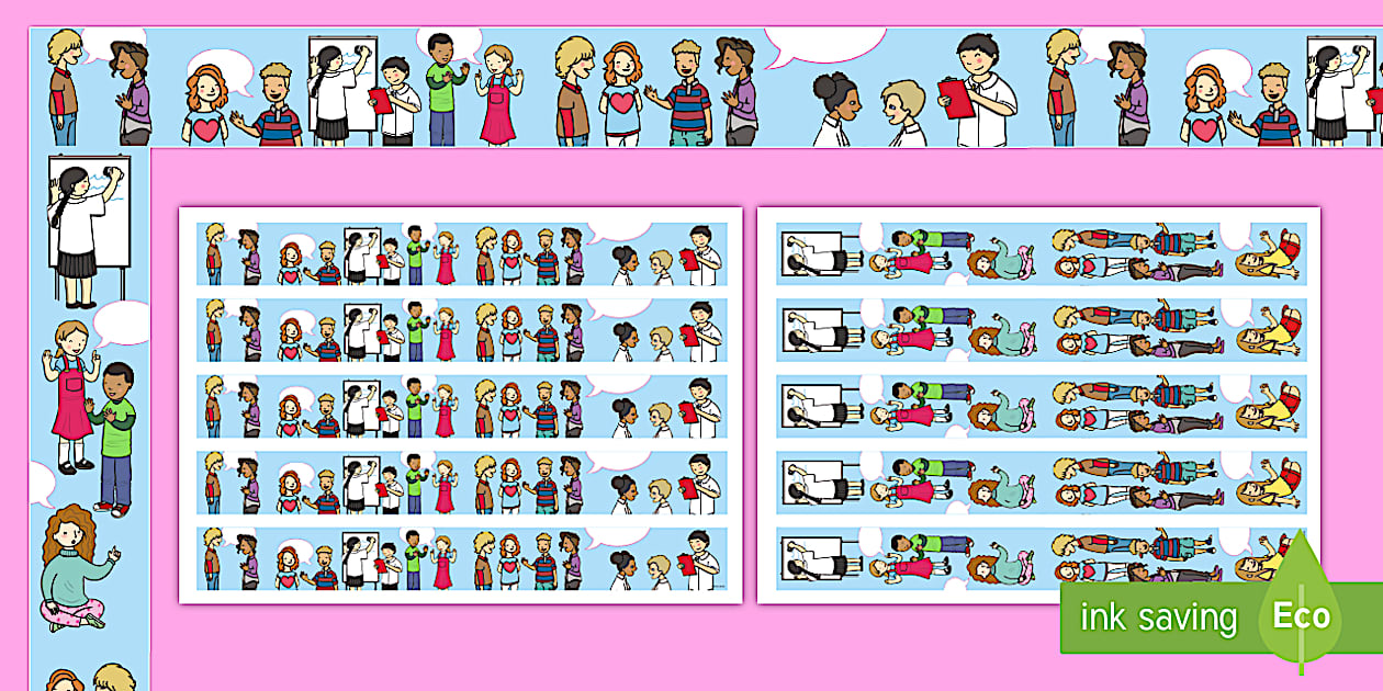 Pupil Voice Display Borders (teacher made) - Twinkl