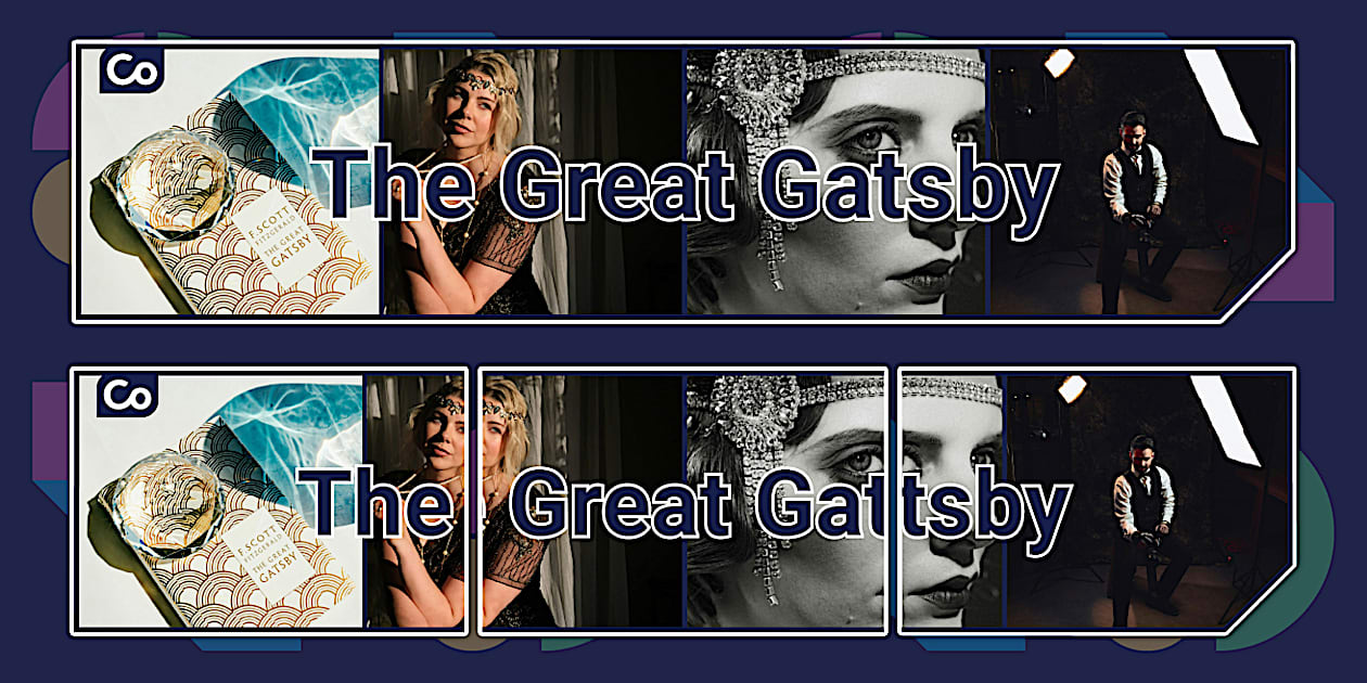 The Great Gatsby Display Banner (teacher made) - Twinkl