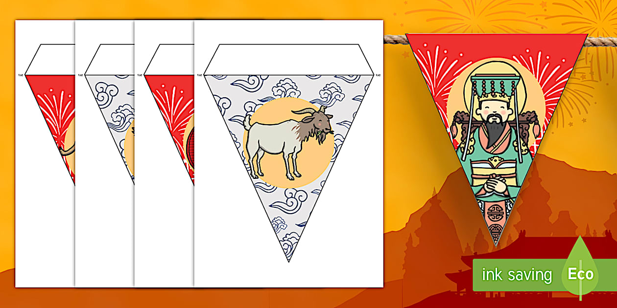 Chinese New Year Story Display Bunting (teacher made)