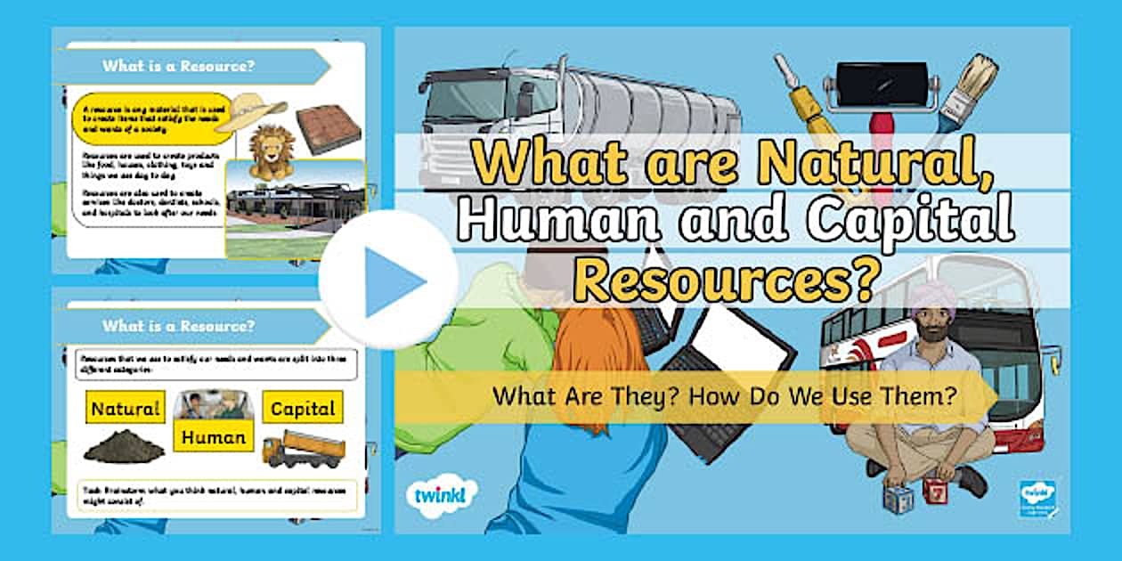 What are Natural, Human and Capital Resources? PowerPoint