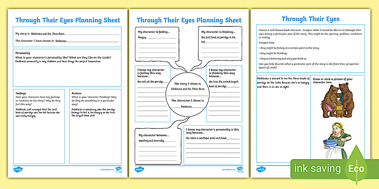 Through Their Eyes Activity (Teacher-Made) - Twinkl