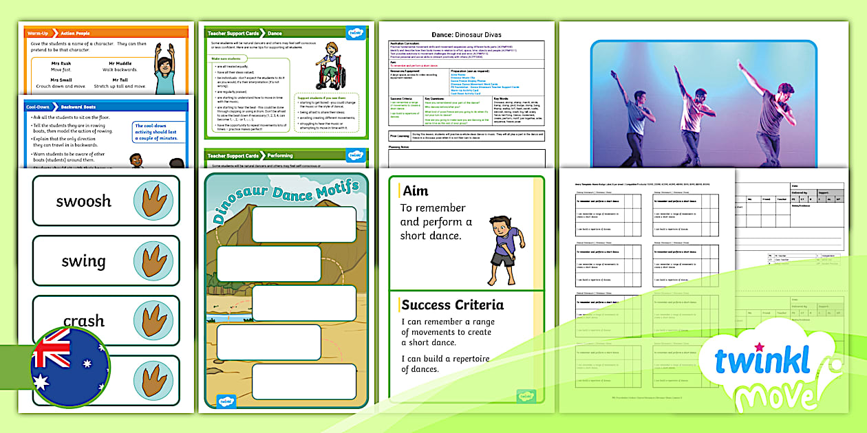 Foundation Dinosaur Dance: Lesson Five: Dinosaur Divas