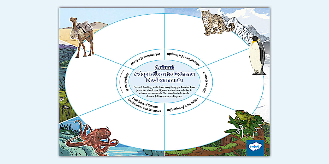 Animal Adaptations to Extreme Environments Around the Table