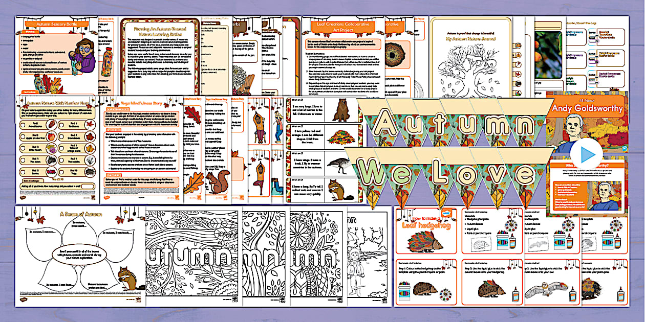 Autumn in Canada: Mega Primary Outdoor Learning Pack