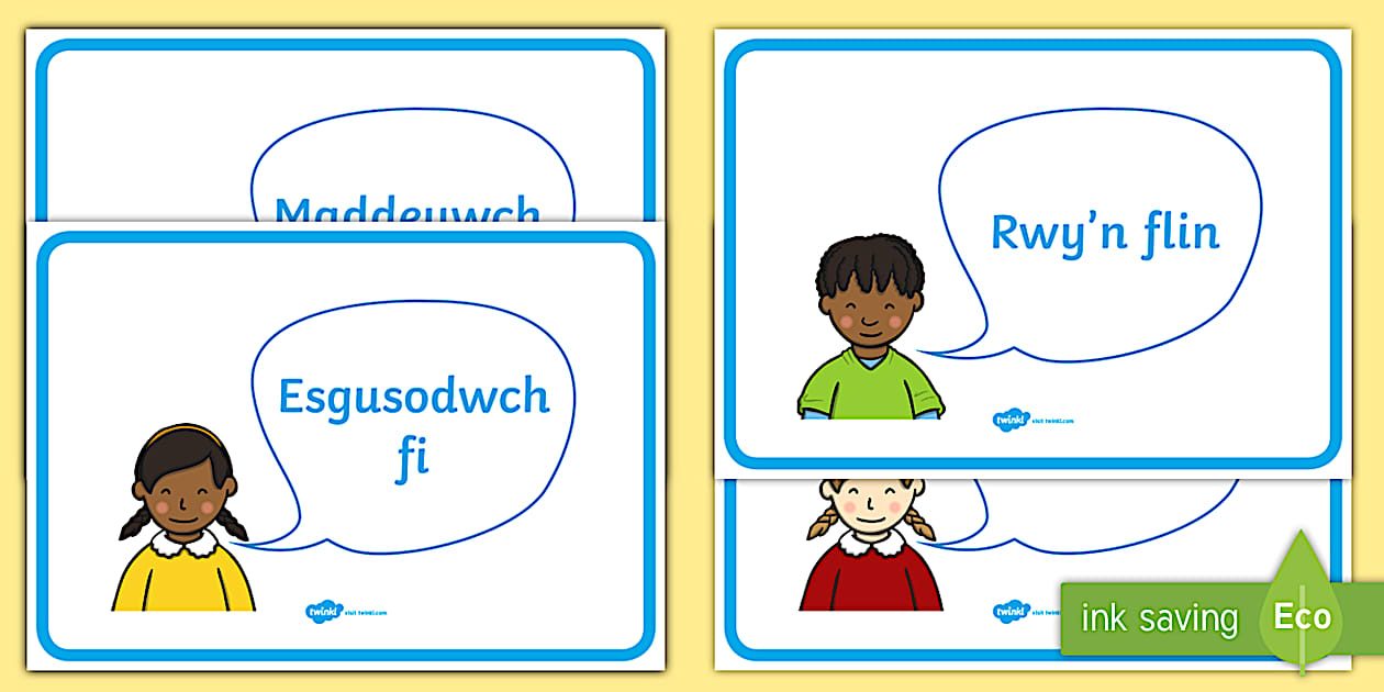 Cwrteisi – Posteri Geirfa (teacher made) - Twinkl