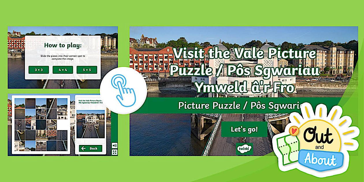 Visit the Vale Picture Puzzle / Pôs Sgwariau Ymweld â'r Fro