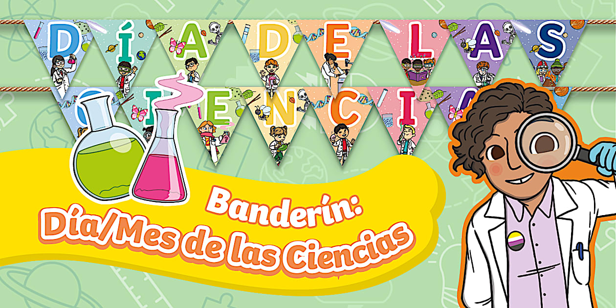 Banderín | Día de las Ciencias | Primer Ciclo | Ciencias