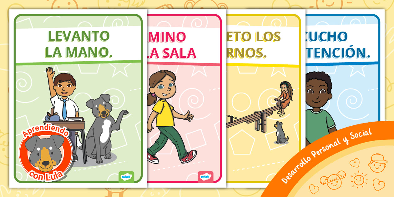 Poster | Normas de Clase | Interactiva| Lula | Amigos