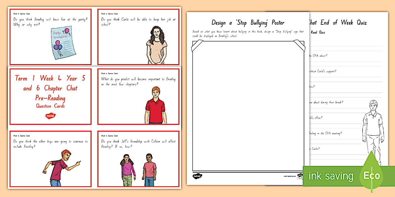 Chapter Chat Year 5/6 Week 4 Resource Pack to Support Teaching On There's a
