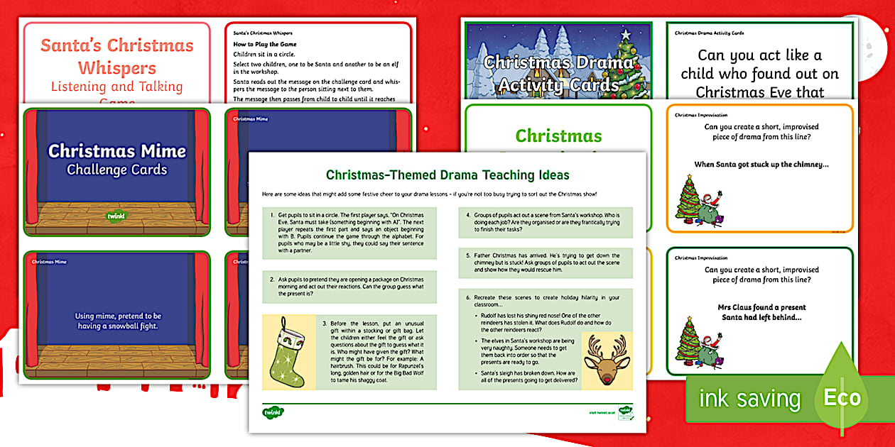 Christmas Drama Ideas Pack - Expressive Arts (teacher made)