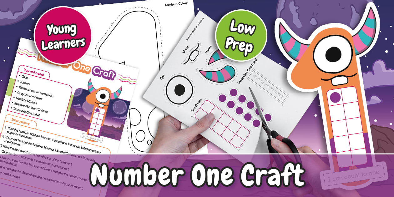 Number One Craft (teacher made) - Twinkl