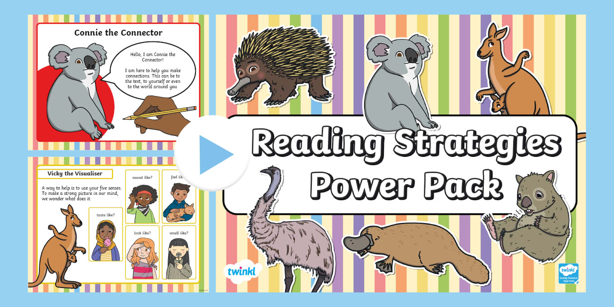 Reading Power Pack - Strategies PowerPoint (teacher made)