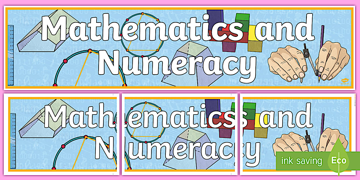 KS2 Mathematics and Numeracy Banner - Twinkl