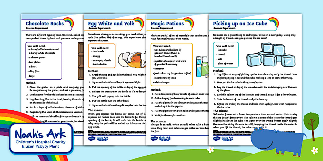 Food Science Experiment Activity Pack